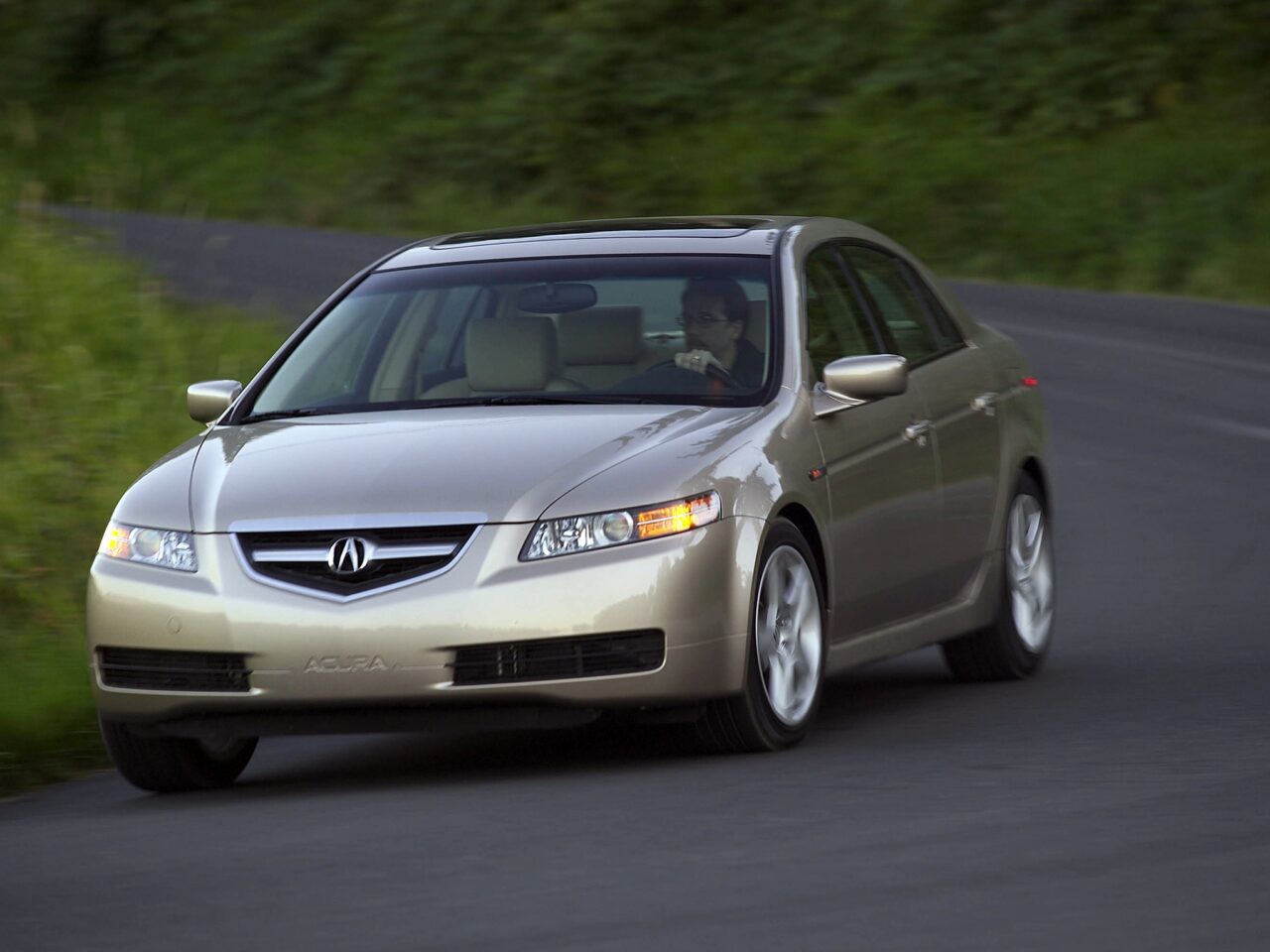 Beige Acura TL Driving Fast Wallpaper | Background FREE Download ...