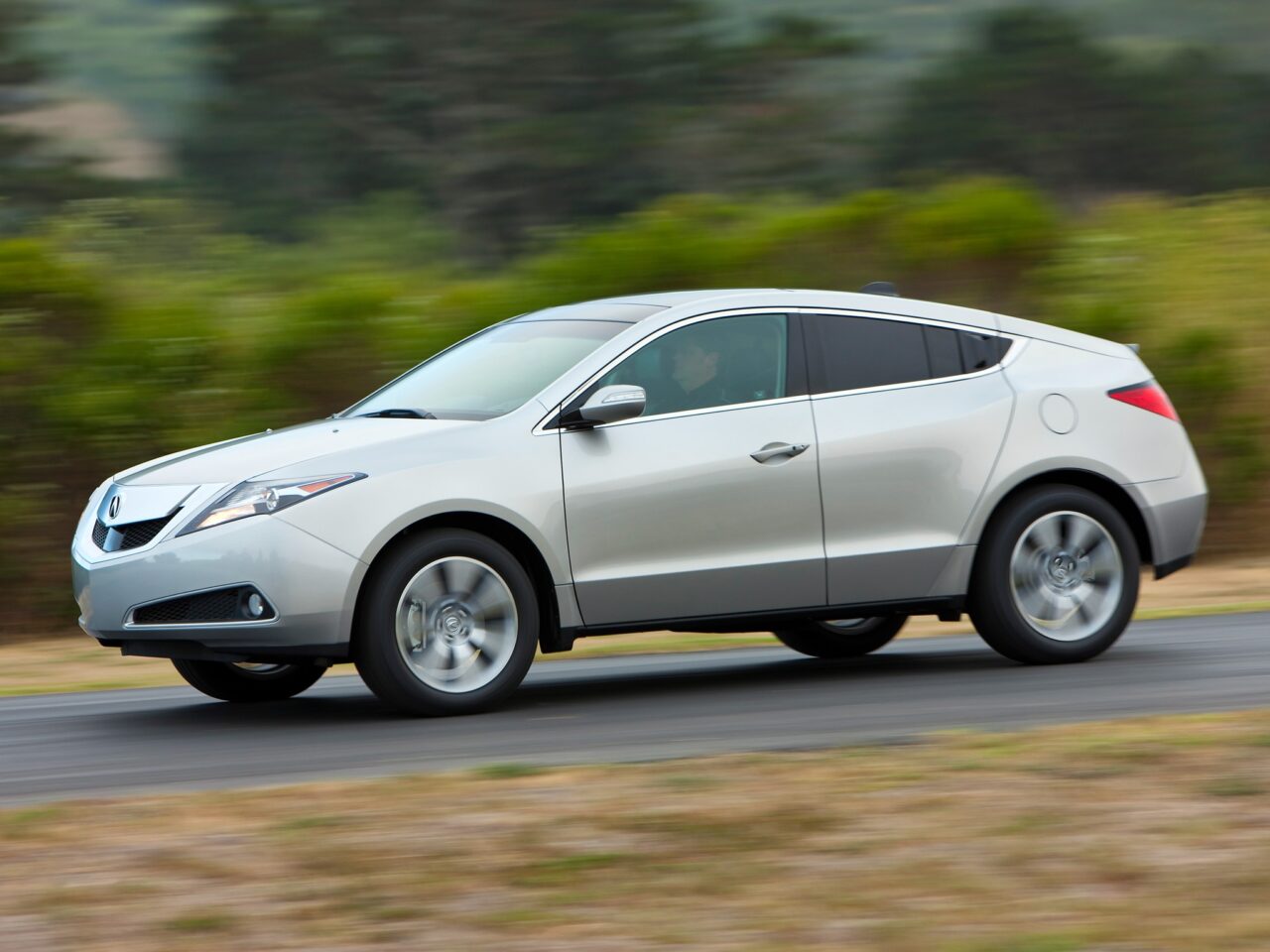 Sleek Silver Acura ZDX in Nature Wallpaper | Background FREE Download ...