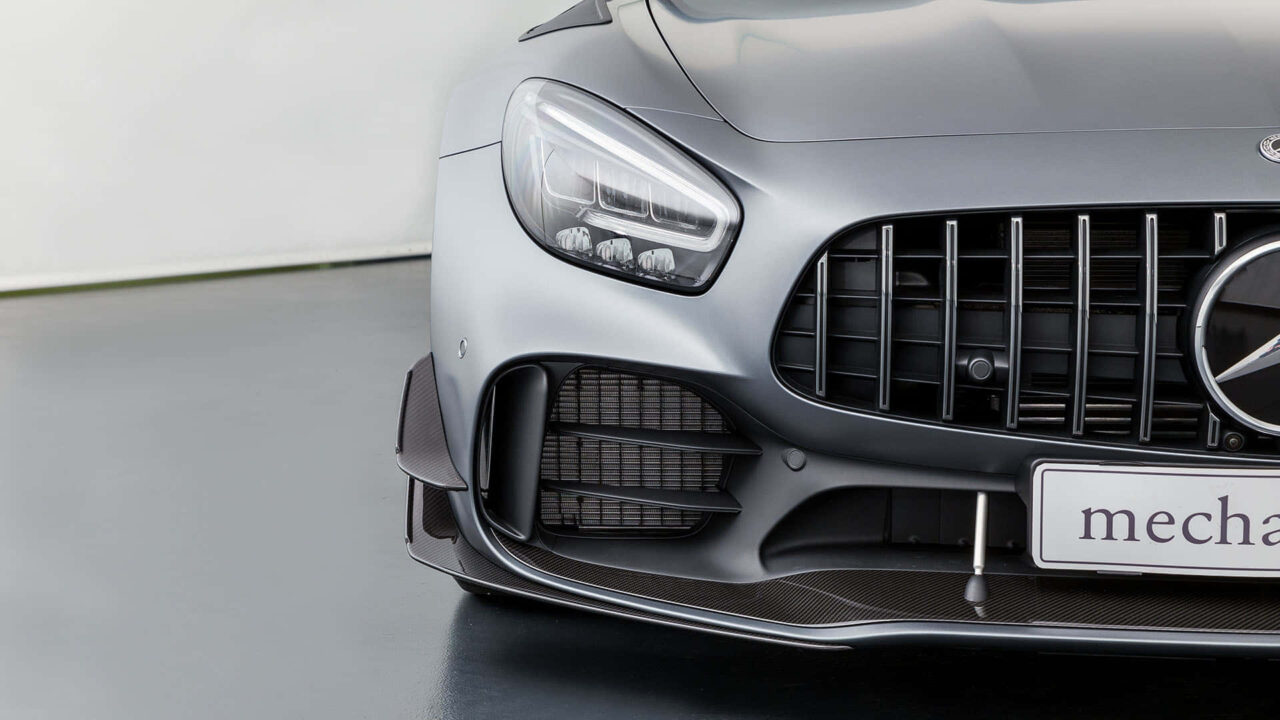 2018 AMG GT-R Front View Sleek Headlights Wallpaper | Background FREE ...