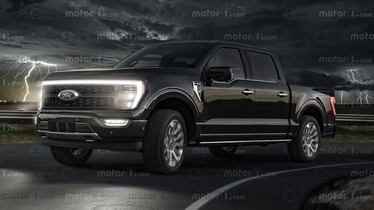 2020 Ford F-150 Night Drive LED Headlights Wallpaper | Background FREE ...