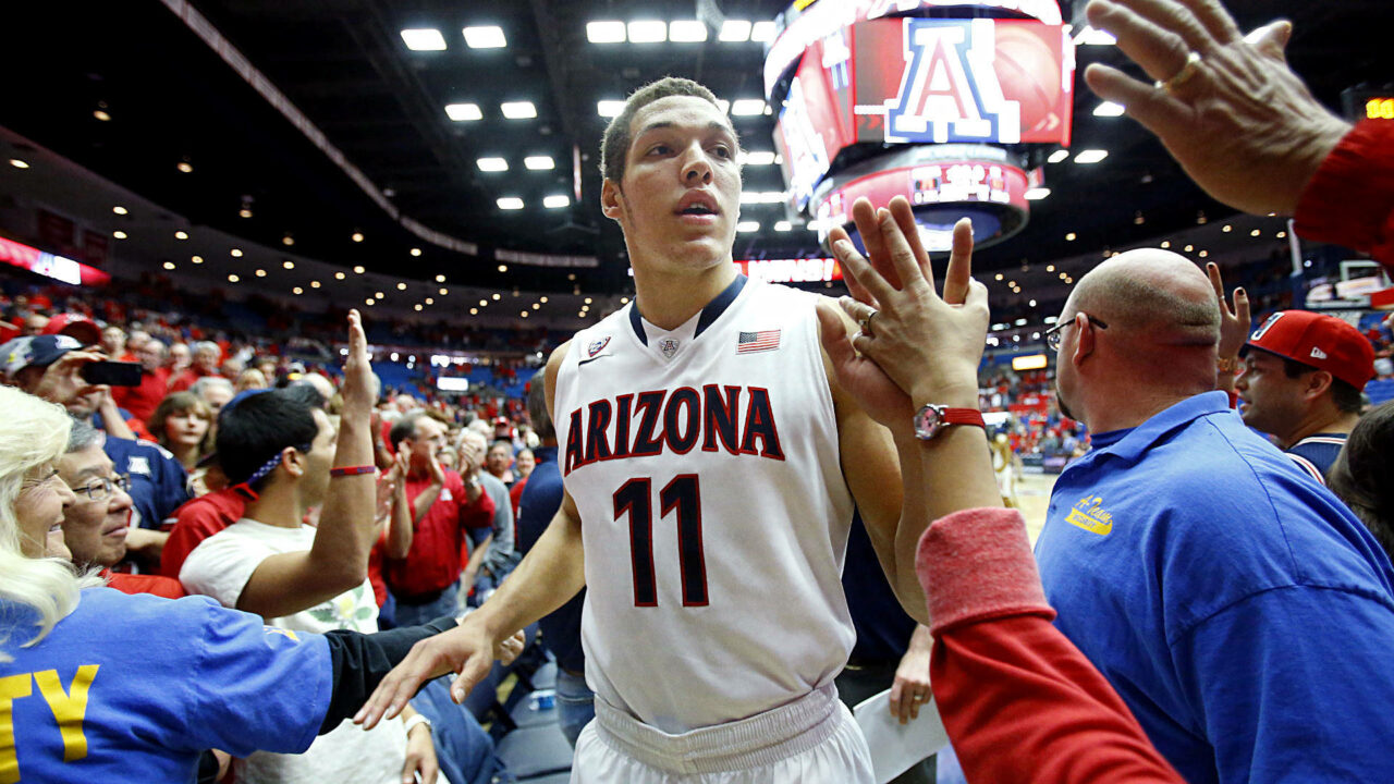 Aaron Gordon Arizona Wildcats Celebration Basketball Wallpaper ...