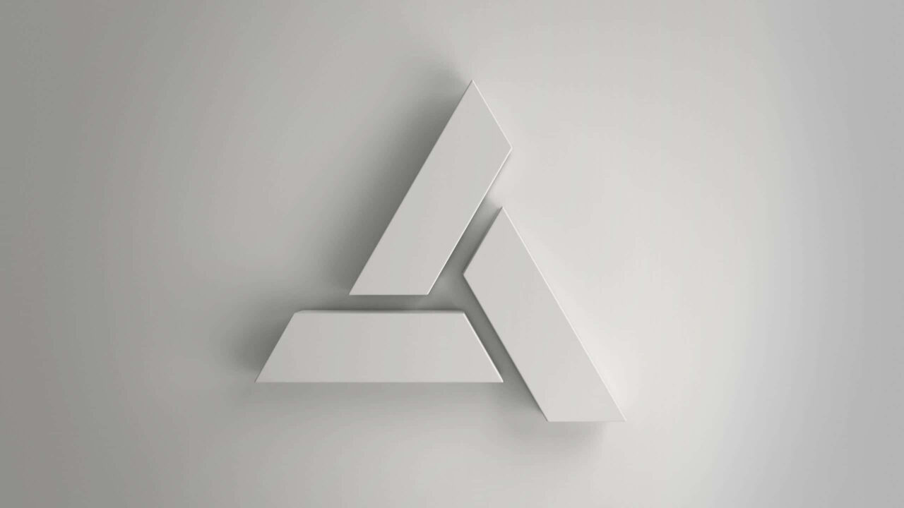 Abstergo Industries Futuristic Logo Minimalist Wallpaper | Background ...