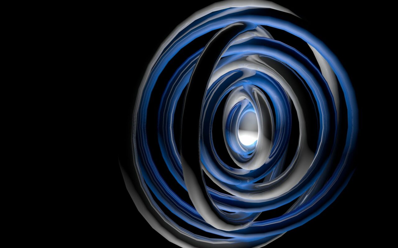 Abstract Blue Wheel Design Wallpaper | Background FREE Download ...