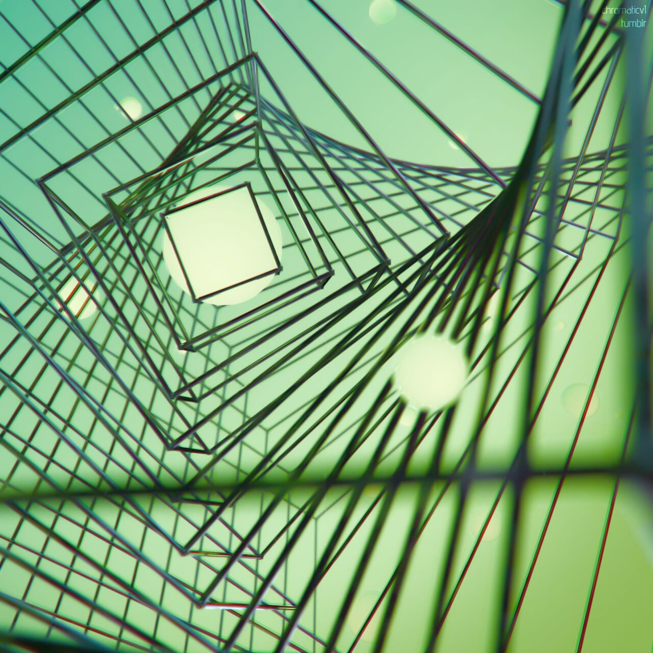 Geometric Calm in Green Abstract Wallpaper | Background FREE Download ...