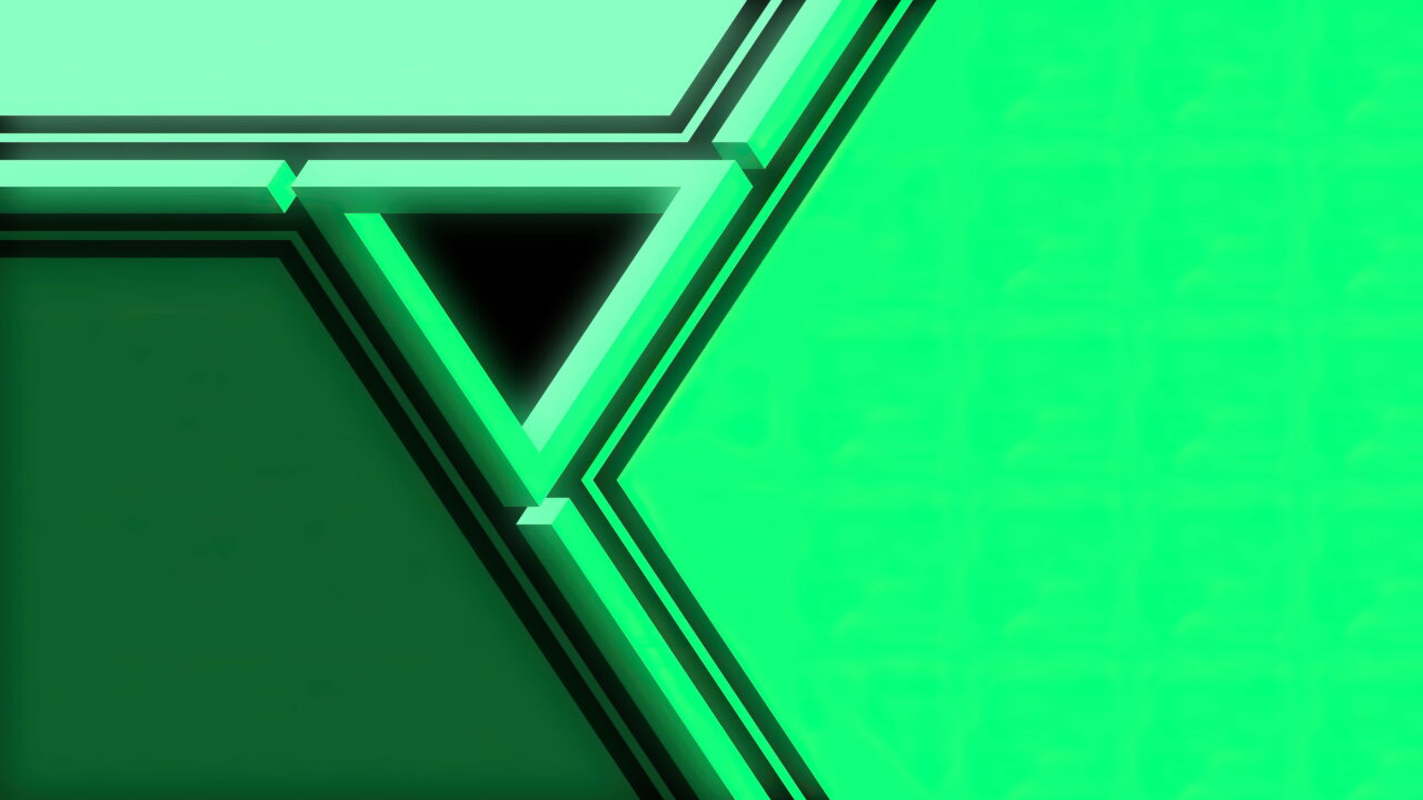 Mesmerizing Green Penrose Triangle Wallpaper | Background FREE Download ...