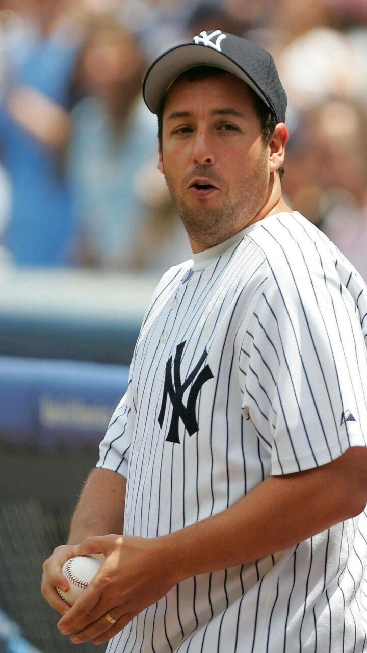 Adam Sandler New York Yankees Baseball Ready Action Wallpaper ...