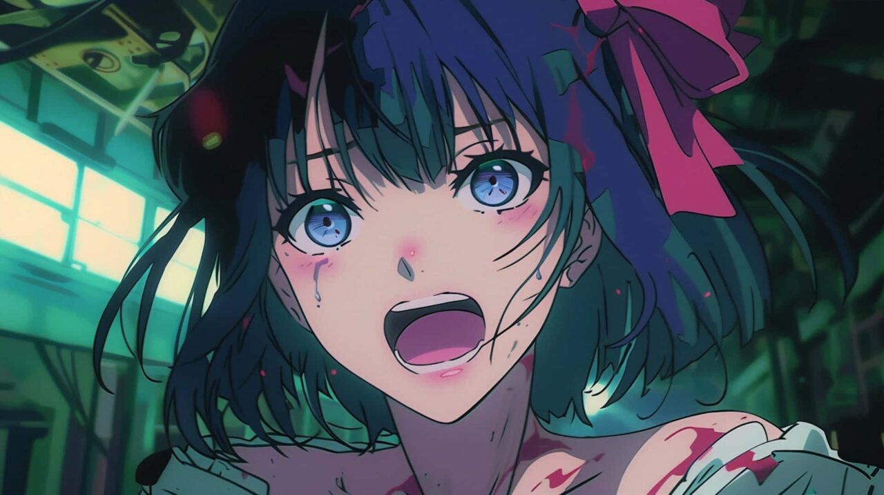 Ai Hoshino Shocked Expression Dramatic Anime Wallpaper | Background ...