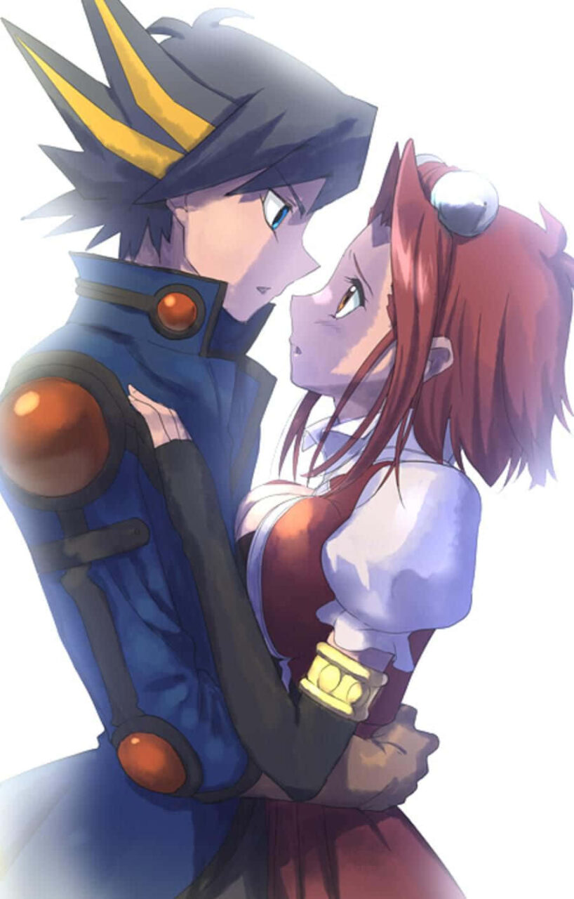 Akiza Izinski and Yusei Fudo Yu-Gi-Oh 5Ds Intimate Wallpaper ...