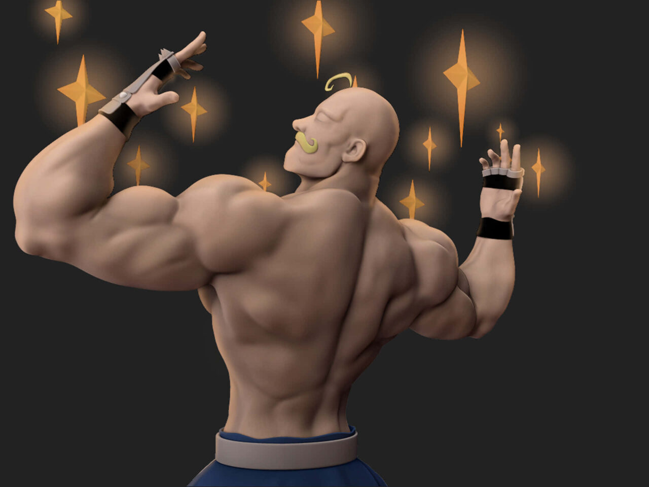 Alex Louis Armstrong Glowing Muscles Dynamic Wallpaper | Background ...