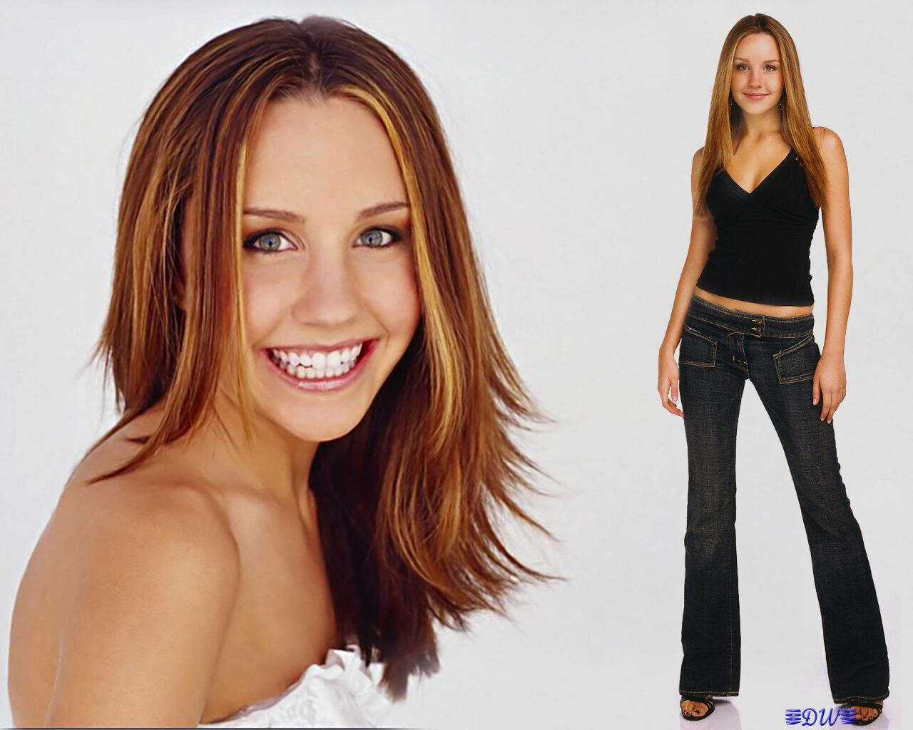 Amanda Bynes Smiling Close-Up and Full Body Wallpaper | Background FREE ...