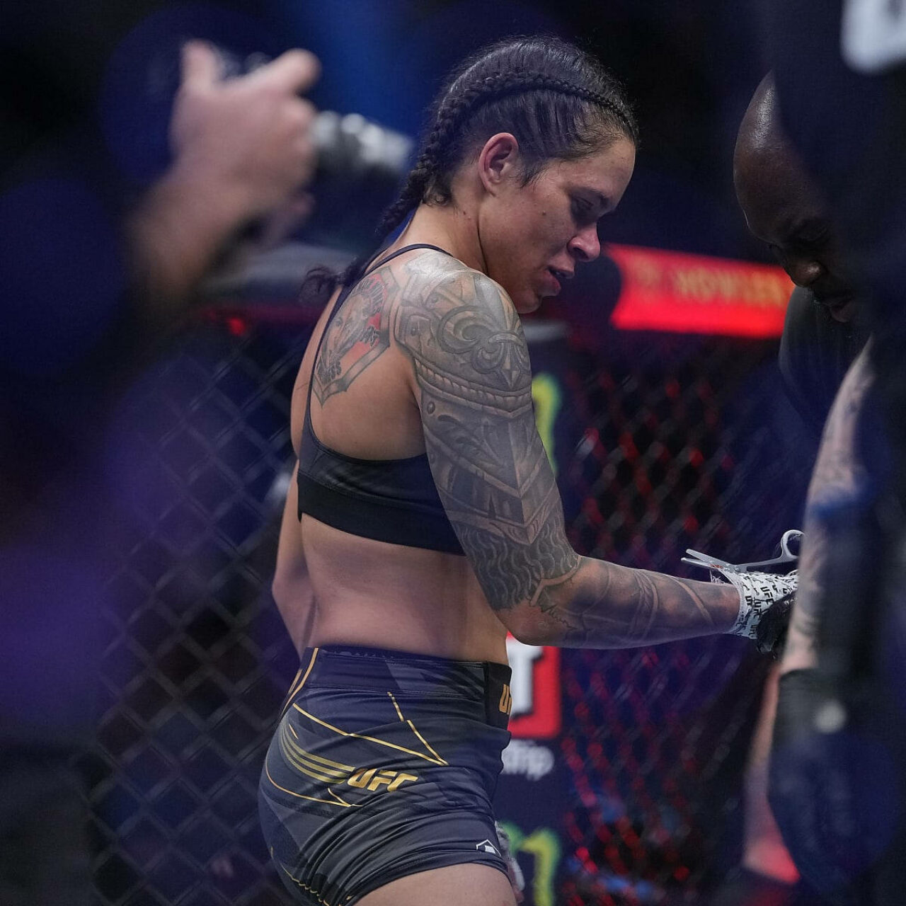 Amanda Nunes UFC Arm Tattoo Fight Ready Wallpaper | Background FREE ...
