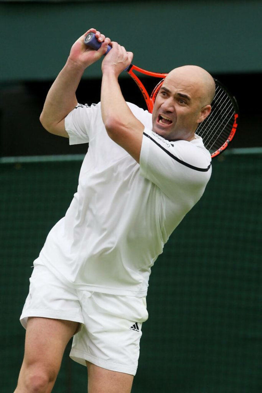 Agassi's Iconic Tennis Style Motion Wallpaper | Background FREE ...
