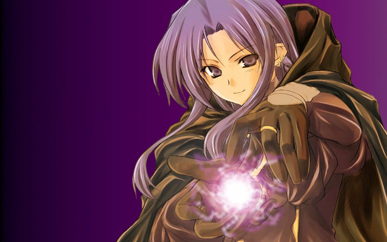 Mystical Anime Girl with Magical Orb Wallpaper | Background FREE ...