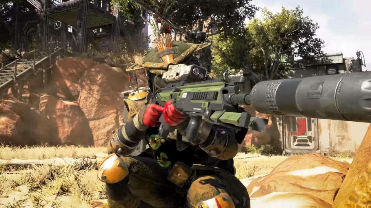 Bloodhound Sniper Tactical Pose Apex Legends Wallpaper | Background ...