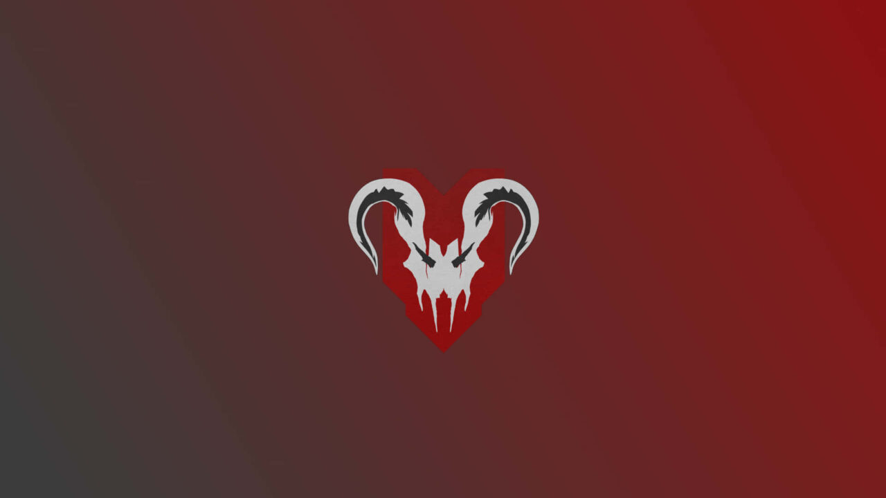 Apex Legends Bold Emblem on Red Gradient Wallpaper | Background FREE ...