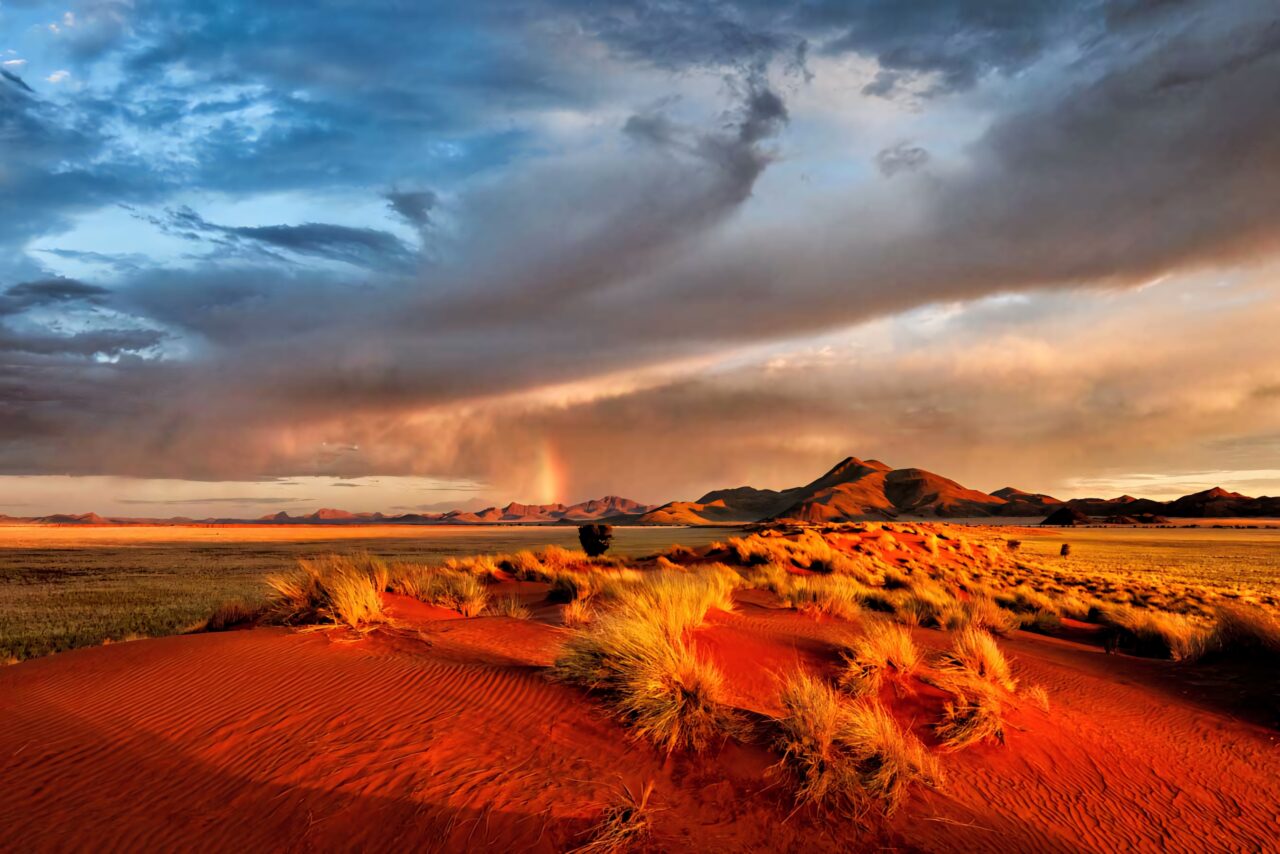 Arizona Red Sand Dunes Sunset Desert Landscape Wallpaper | Background ...