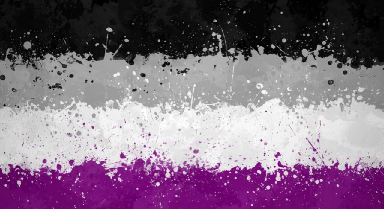 Asexual Flag Splash Abstract Art Wallpaper | Background FREE Download ...