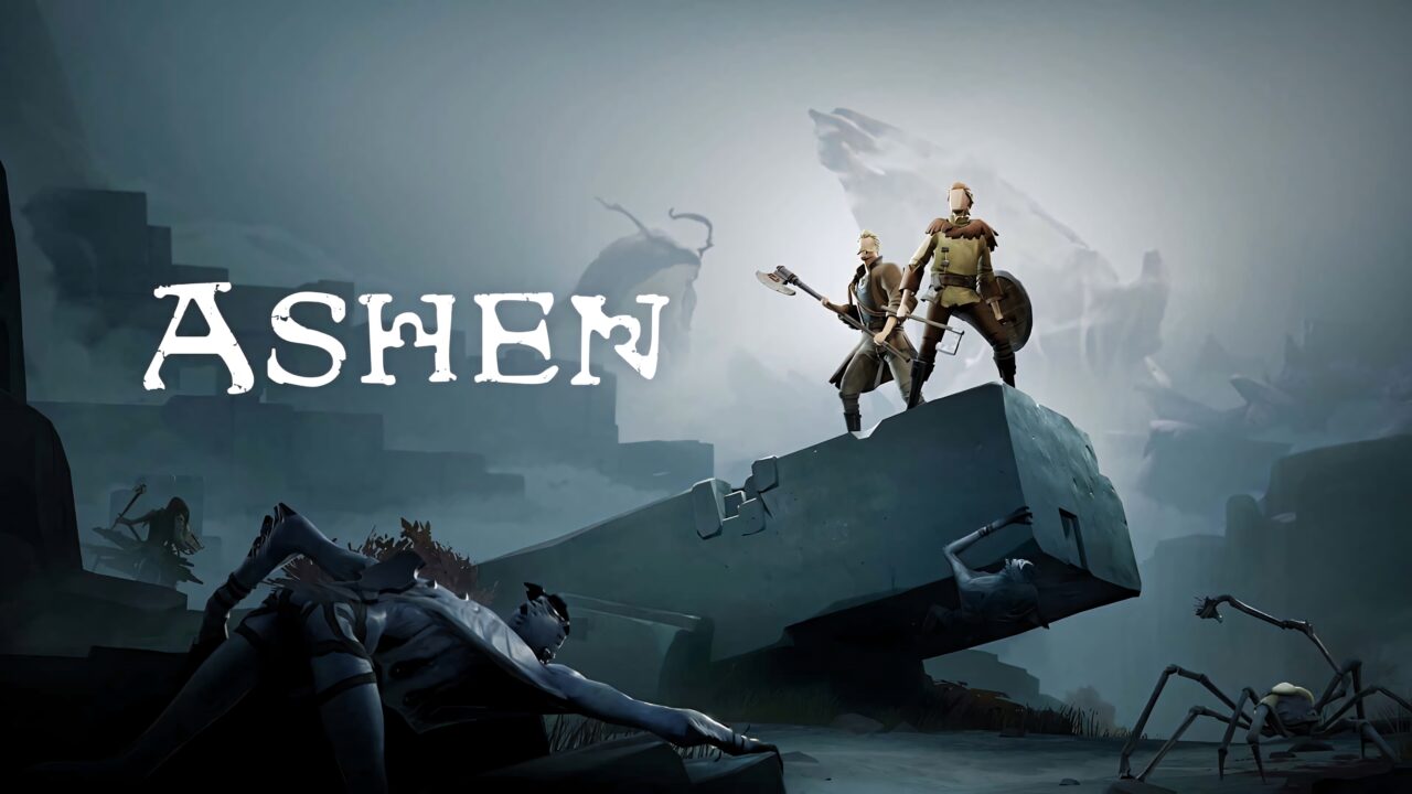 Ashen Adventurers on Misty Relic Landscape Wallpaper | Background FREE ...