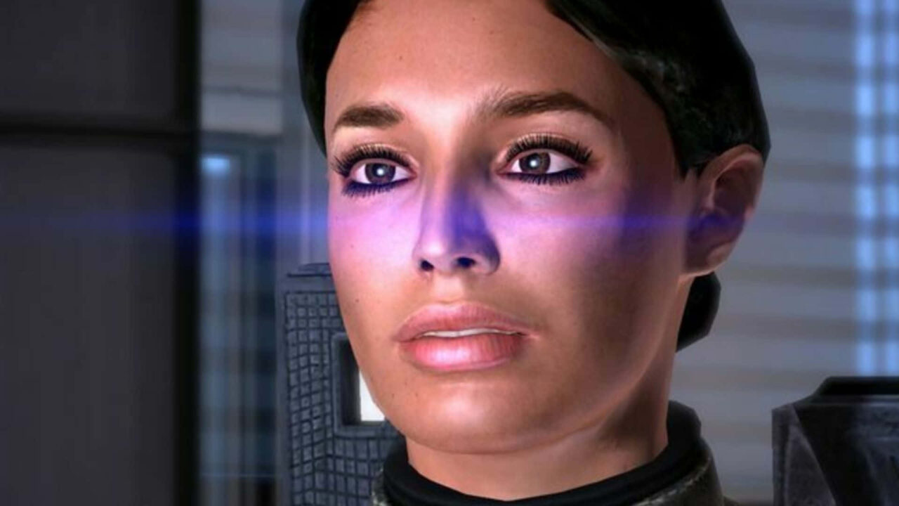 Ashley Williams Mass Effect Futuristic Portrait Wallpaper | Background ...