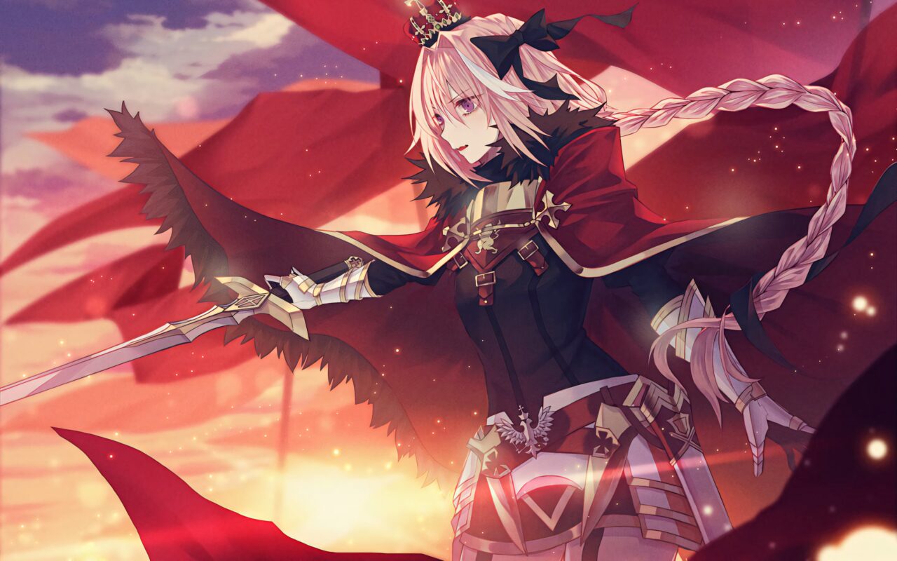 Astolfo Fate Apocrypha Heroic Sword Sunset Cape Wallpaper | Background ...