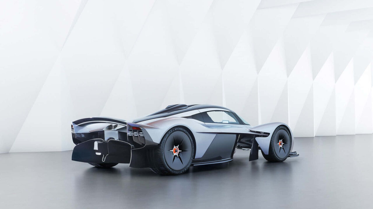 Aston Martin Valkyrie Futuristic Hypercar Aerodynamic Wallpaper ...