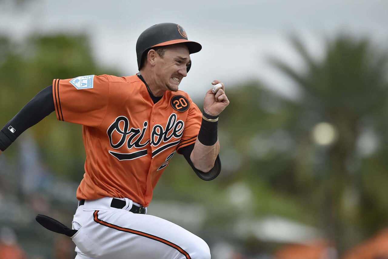 Austin Hays Orioles Baseball Sprint Action Wallpaper | Background FREE ...