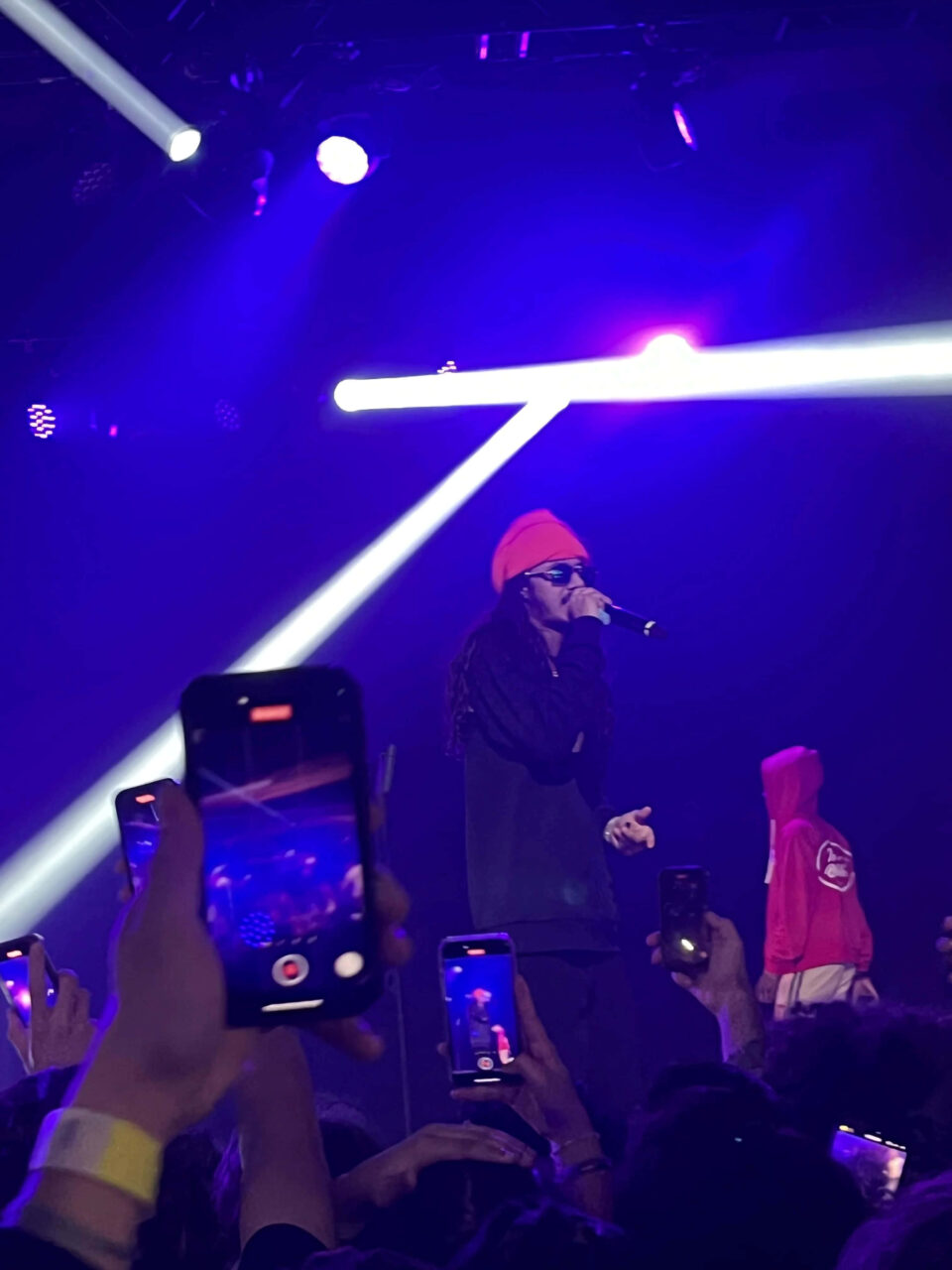 BabyTron Live Performance Purple Blue Lights Wallpaper | Background ...