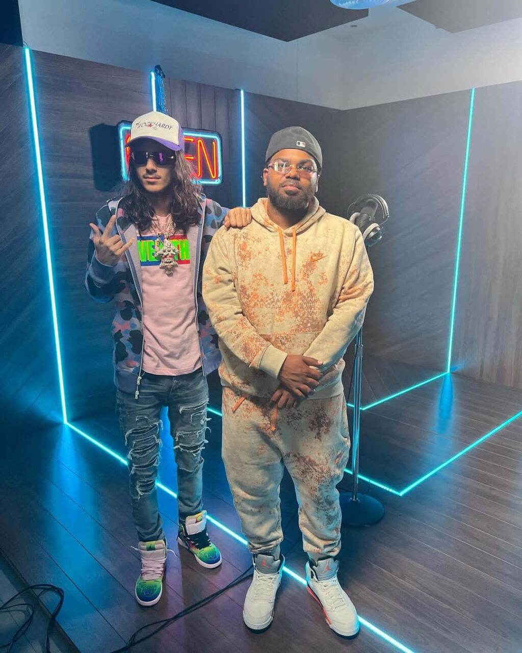 BabyTron Neon Streetwear Vibes with Artist American Rappers Wallpaper ...