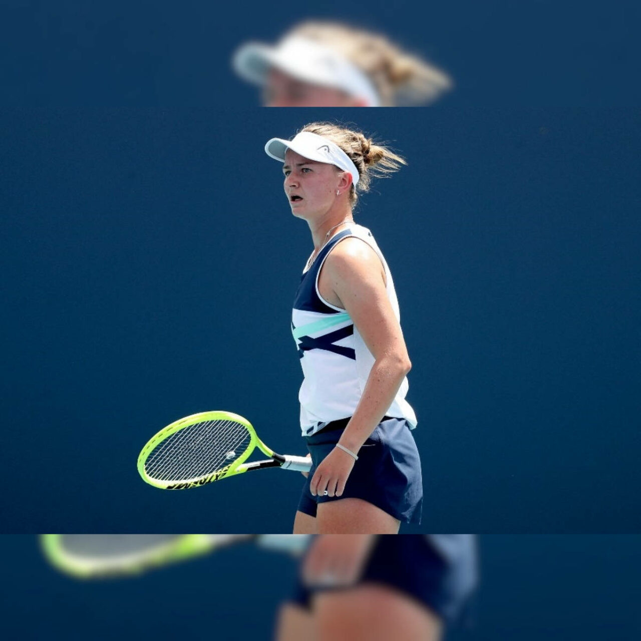 Barbora Krejčíková World No 2 Tennis Focused Wallpaper | Background ...