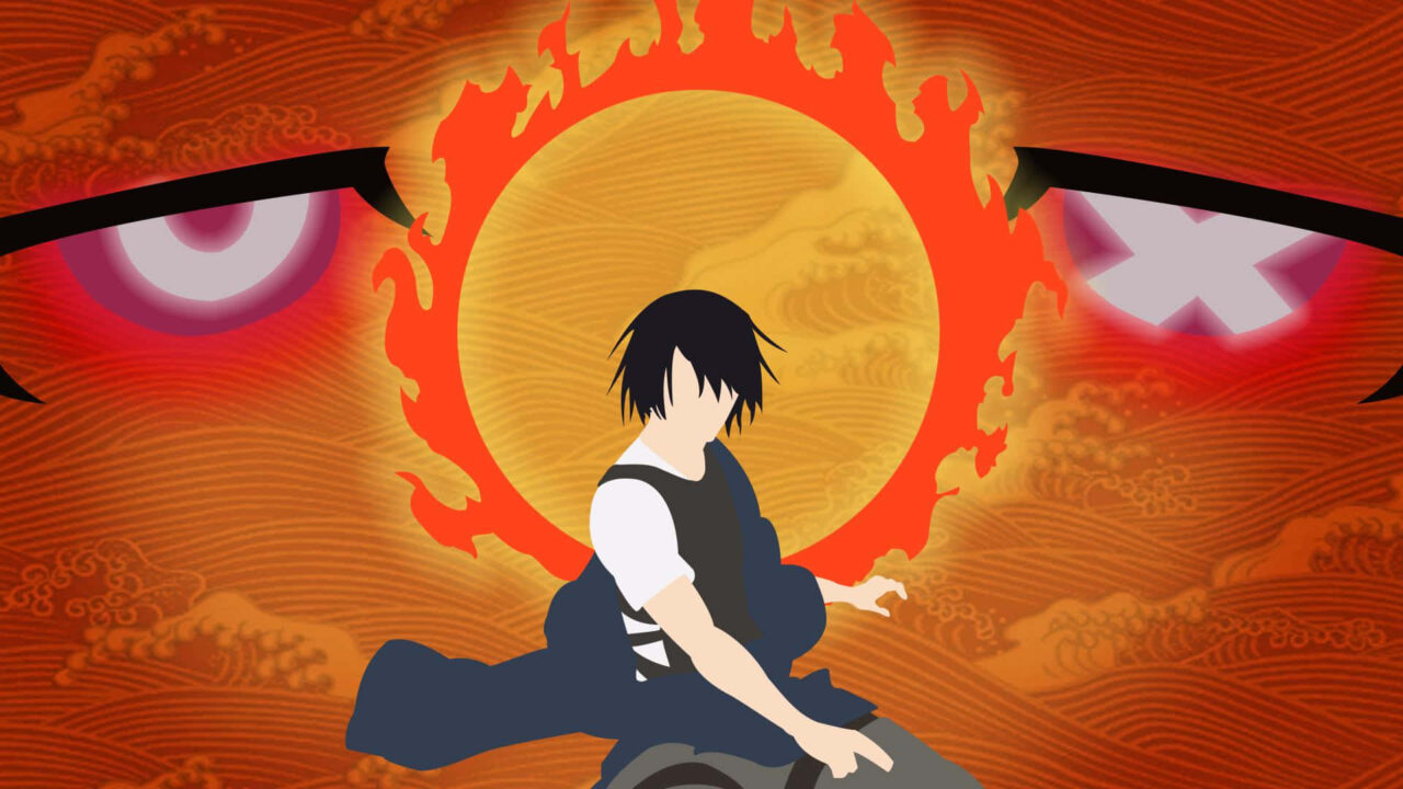 Benimaru Shinmon Fiery Pose Red Eyes Blazing Sun Wallpaper | Background ...