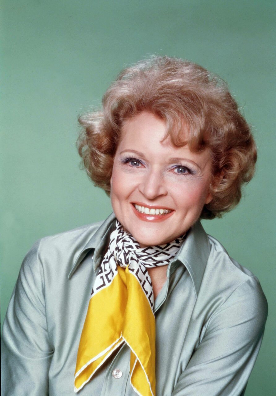 Betty White Classic Charm Smile Green Background Wallpaper | FREE ...