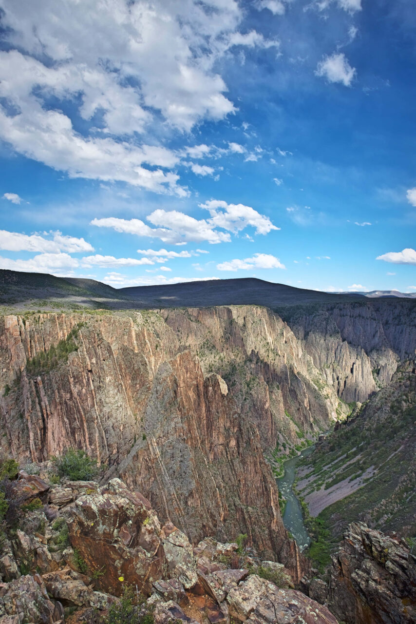 Black Canyon Cliffs and River Valley Scenic Wallpaper | Background FREE ...
