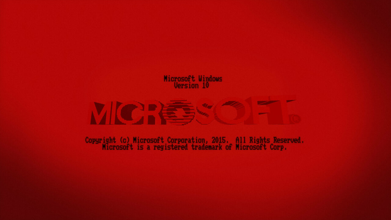 Sinister Windows 10 Blood Red Gradient Wallpaper | Background FREE ...