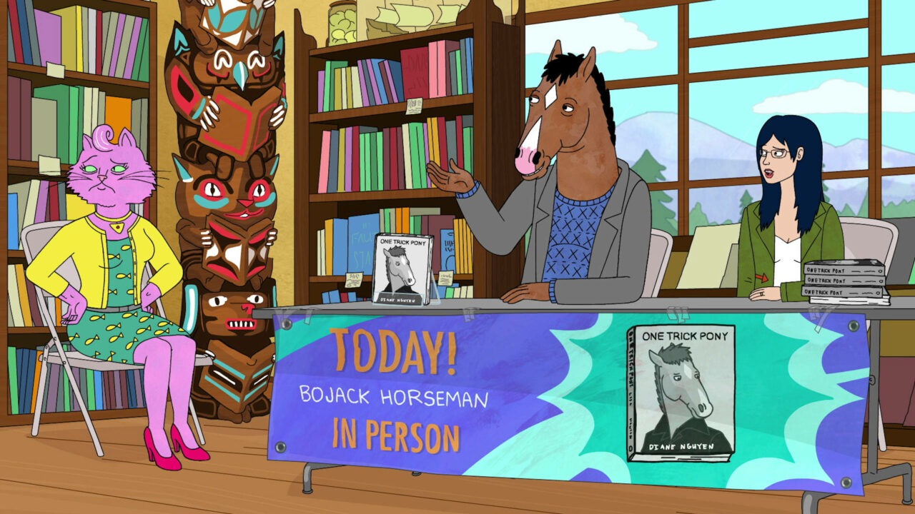 Princess Carolyn BoJack Diane Book Signing Event Wallpaper | Background ...