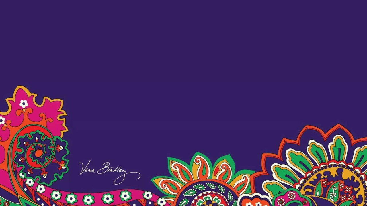 Whimsical Purple Floral Garden Wallpaper | Background FREE Download ...