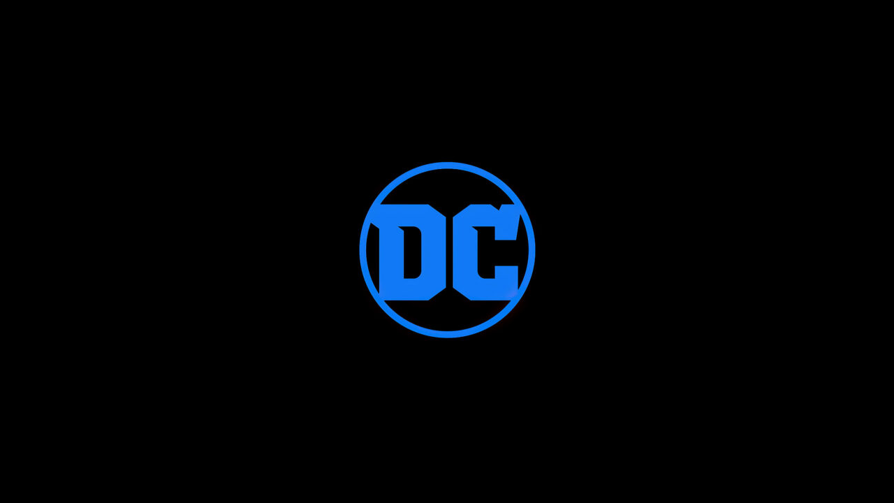 Bold Blue DC Emblem on Sleek Black Wallpaper | Background FREE Download ...