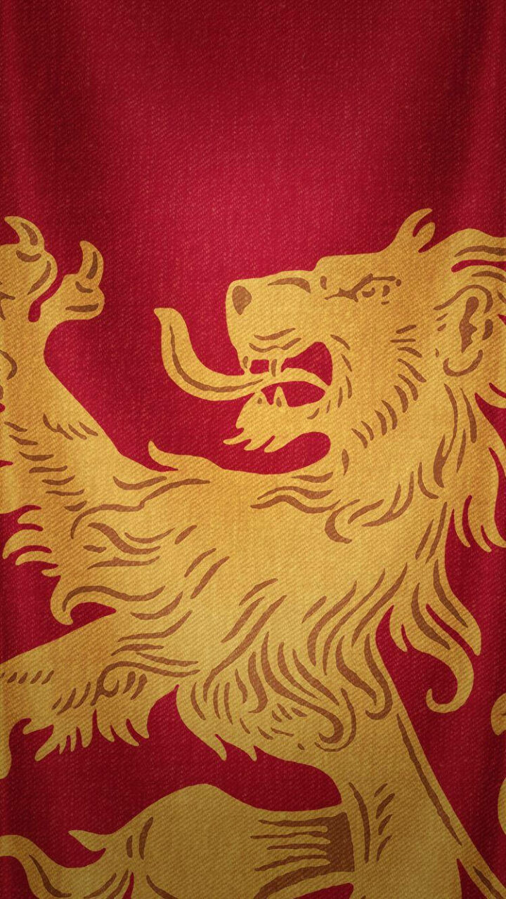 Bold Golden Lion Gryffindor House Banner Wallpaper | Background FREE ...