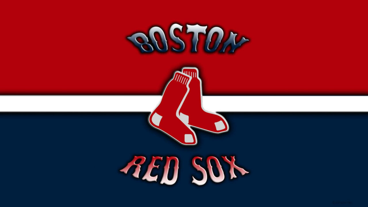 Boston Red Sox Iconic Logo Red White Navy Wallpaper | Background FREE ...