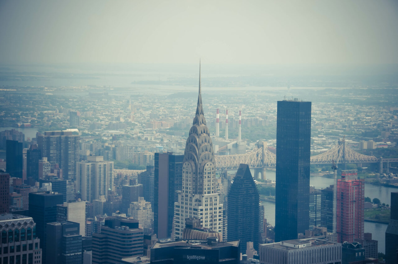Chrysler Building Elegance Aerial View Wallpaper | Background FREE ...