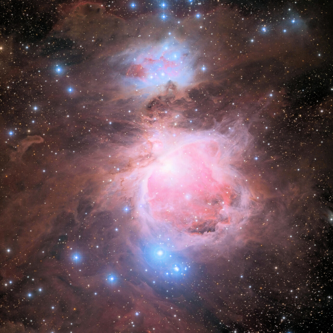 Orion Nebula Beauty in Cosmic Colors Wallpaper | Background FREE ...