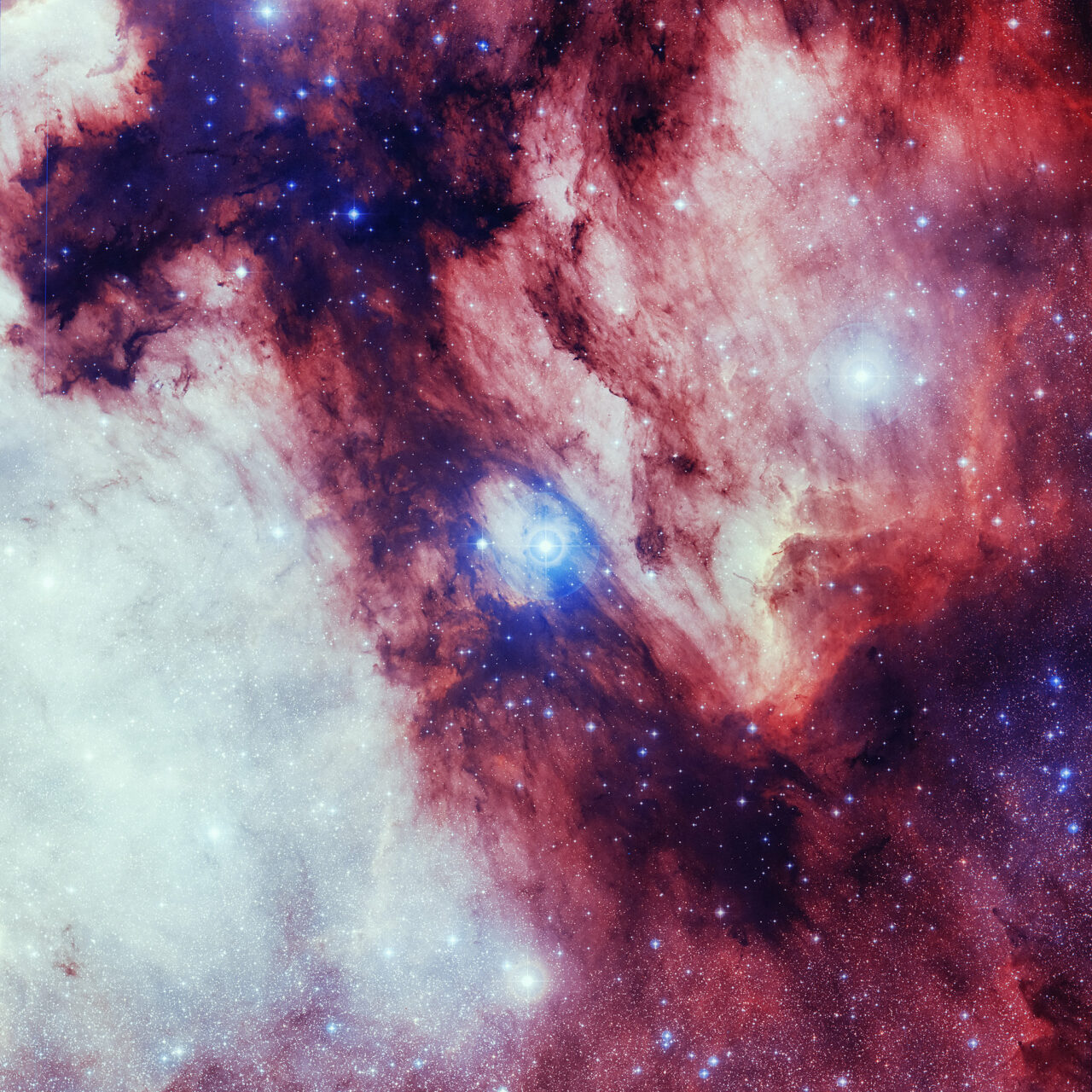 Vivid Nebula with Stars Cosmic Wallpaper | Background FREE Download ...
