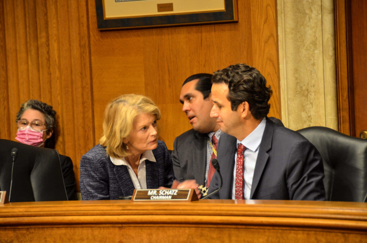 Brian Schatz and Lisa Murkowski Government Hearing Wallpaper ...