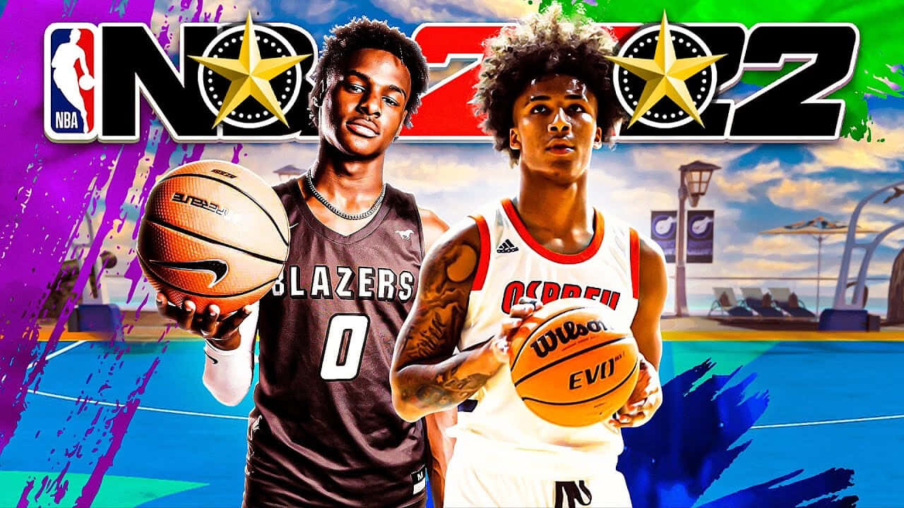Bronny James and Anfernee Simons NBA Basketball Wallpaper | Background ...