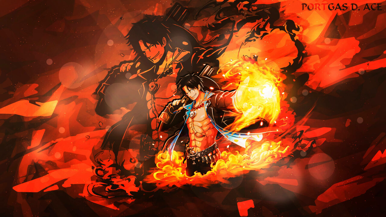 Fiery Essence of Ace in Epic Graphic Art Wallpaper | Background FREE ...