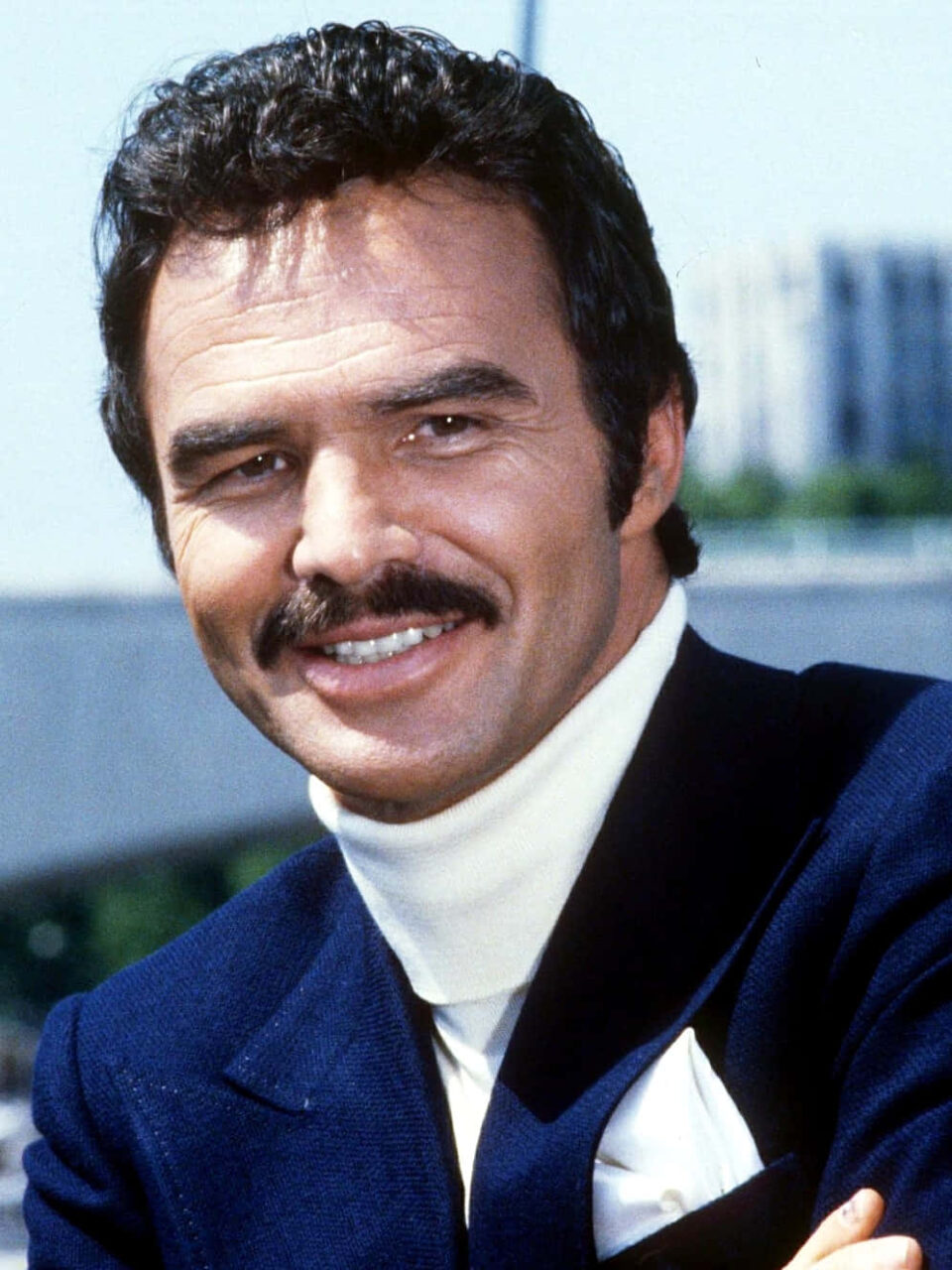 Burt Reynolds Vintage Style Navy Suit Mustache Wallpaper | Background ...