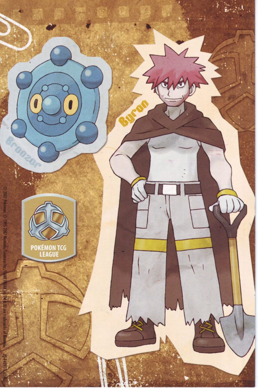 Byron and Bronzor Steel Gym Leader Pokémon Wallpaper | Background FREE ...