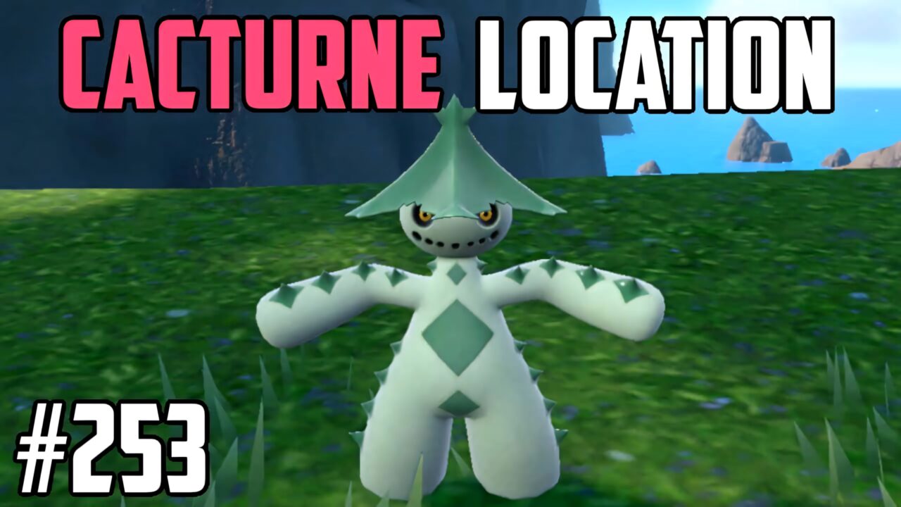 Cacturne in Sunny Field Vibrant Green Pokémon Wallpaper | Background ...