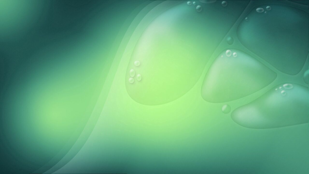 Calming Green Gradient Bubbles Wallpaper | Background FREE Download ...