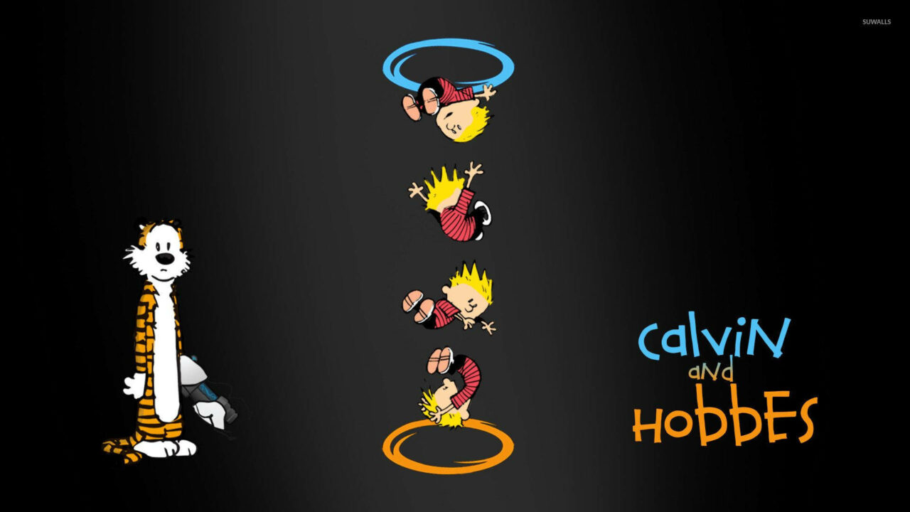 Calvin and Hobbes Magical Rings Adventure Wallpaper | Background FREE ...