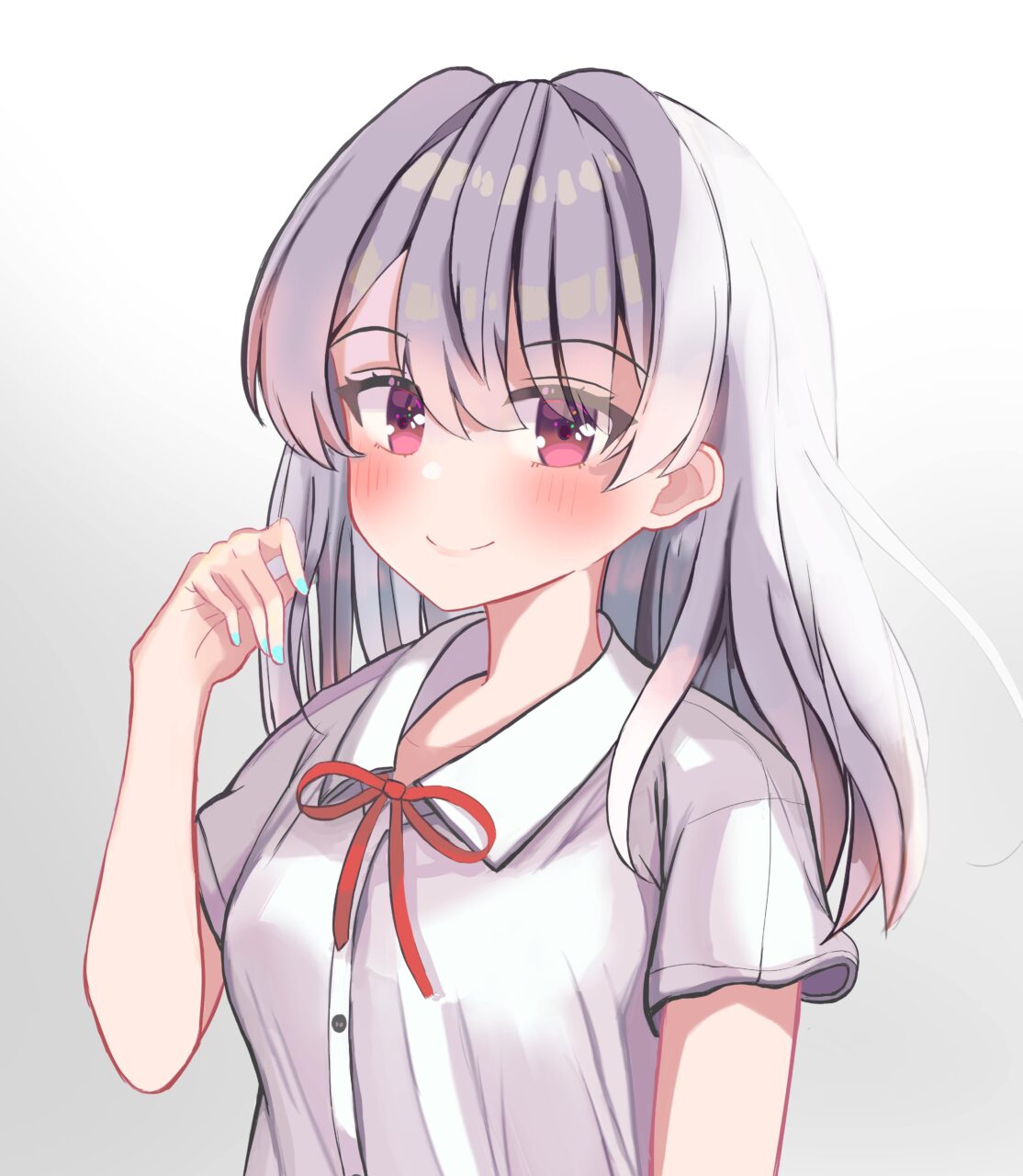 Charming Anime Girl Smile Wallpaper | Background FREE Download ...
